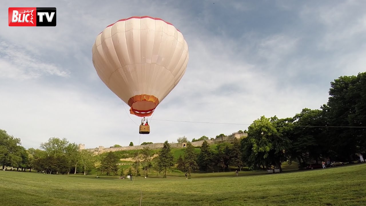 Beograd pod nogama: Pogledajte kako izgleda let balonom iznad Kališa ...