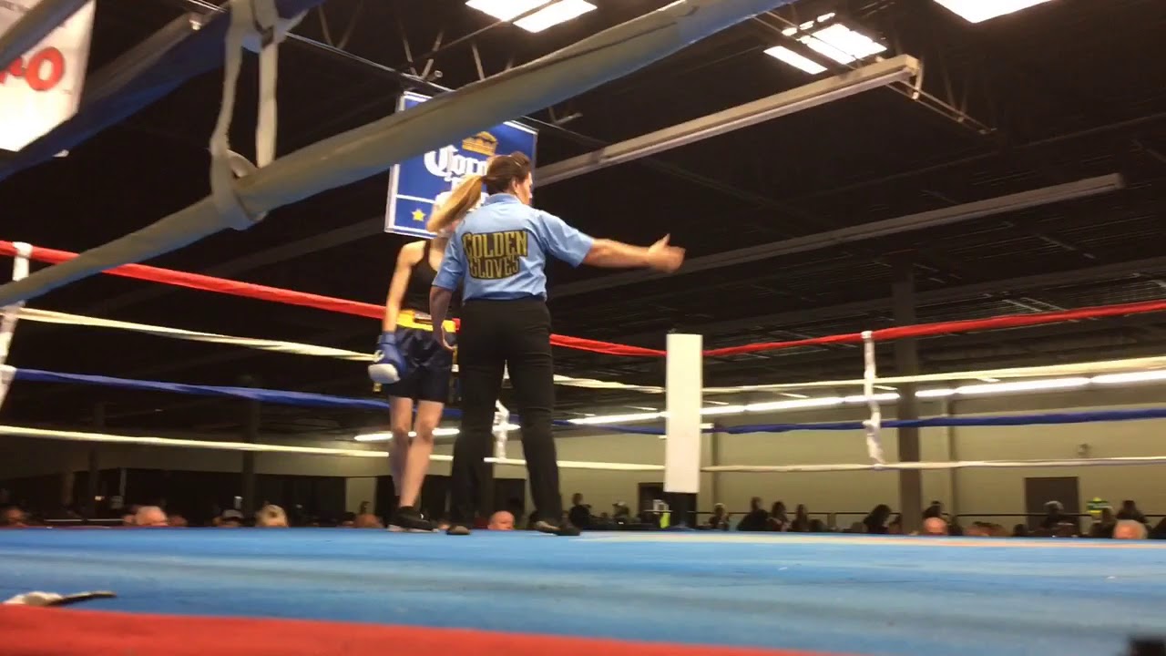 Jadyn Brown stops Jessica Montoya in West Michigan Golden Glove om ...