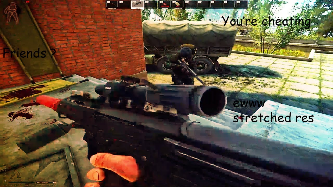 Stretched RES Warrior Makes A Friend [EFT] - YouTube