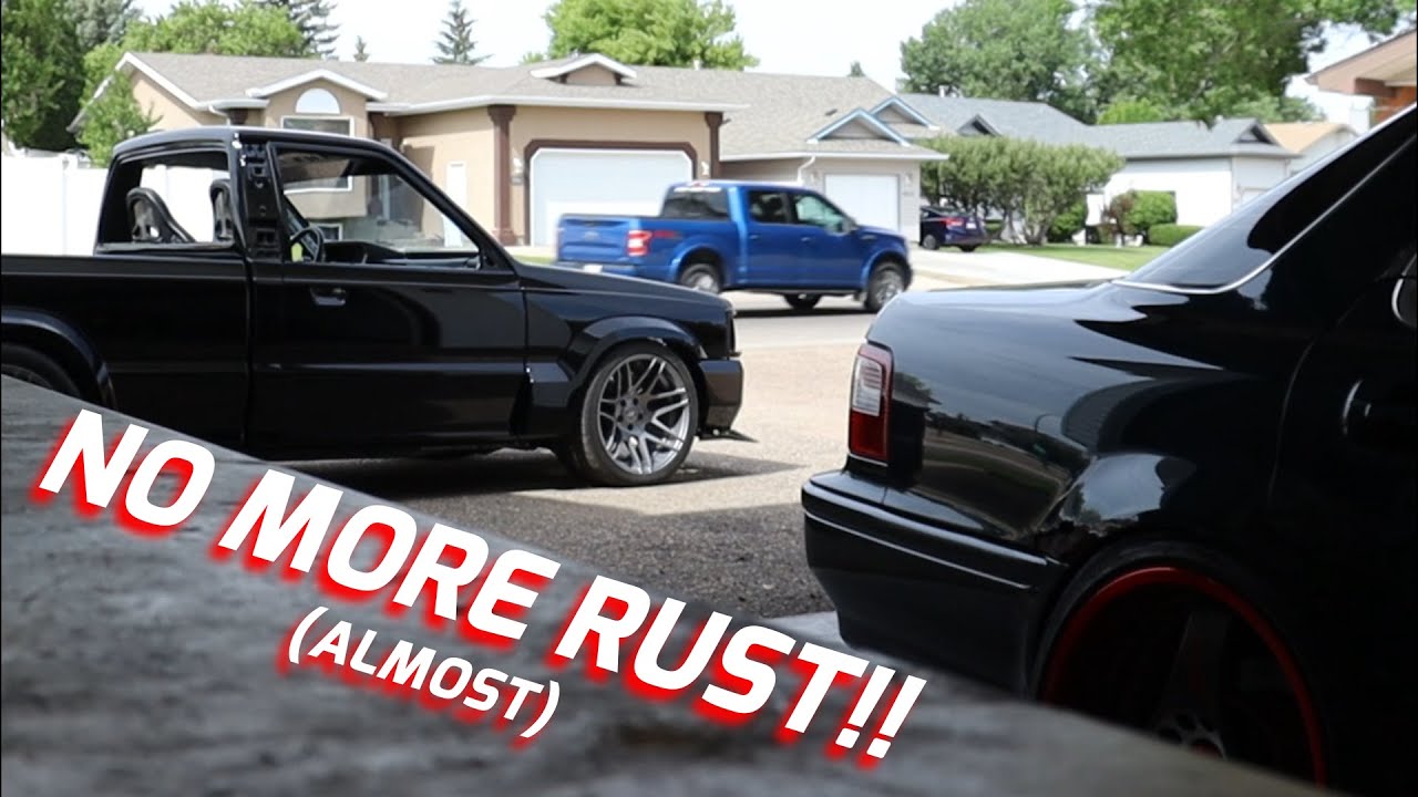 New Garage LEDs & GOODBYE RUST ! // Vigor Vlogs - YouTube