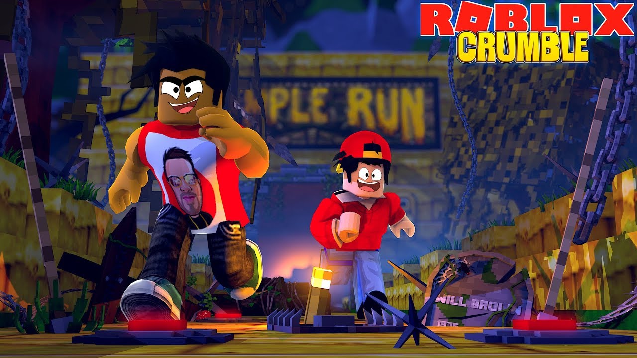ROBLOX CRUMBLE TEMPLE RUN - DONUT & ROPO TAKE ON THE MOST IMPOSSIBLE ...