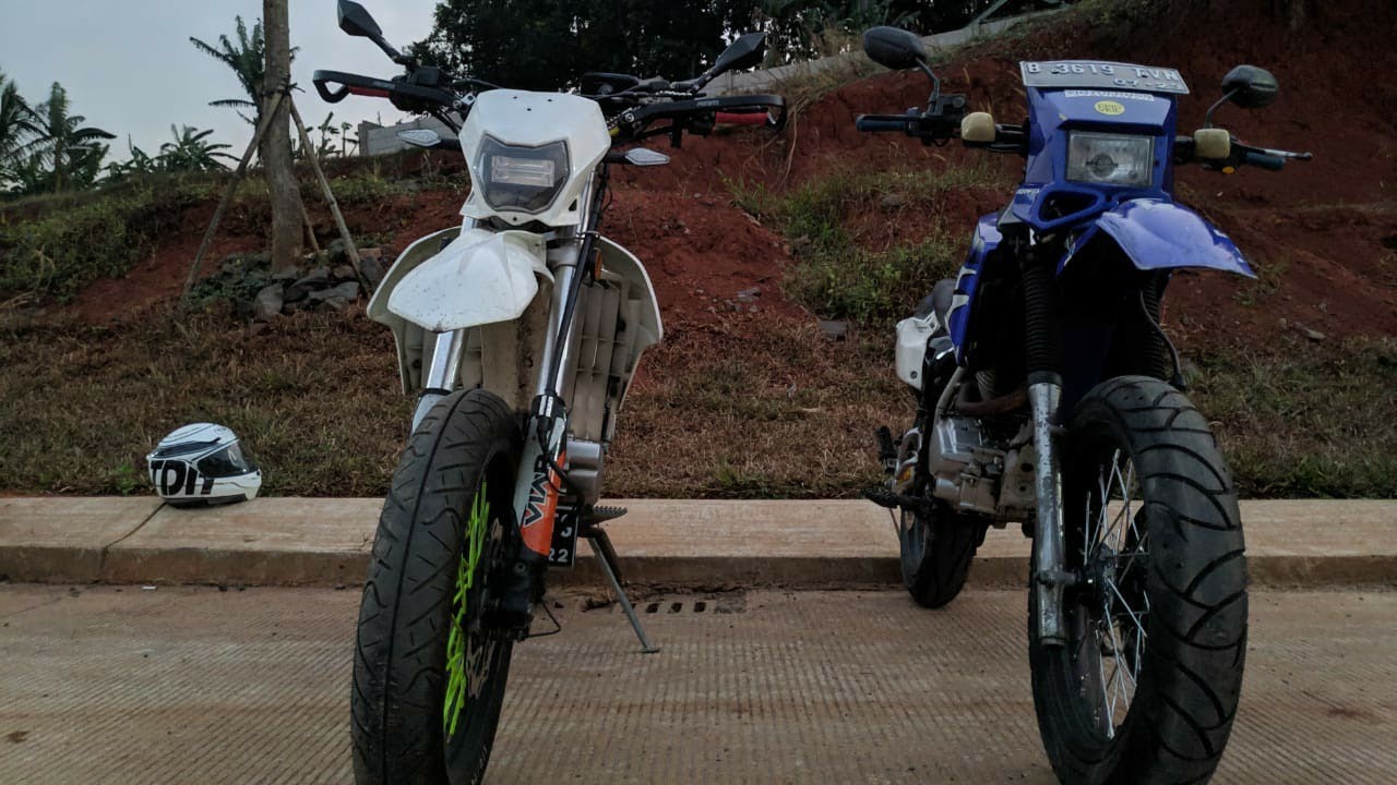 SUPERMOTO Beijing cross200 × Viar Cross x 200 es - YouTube