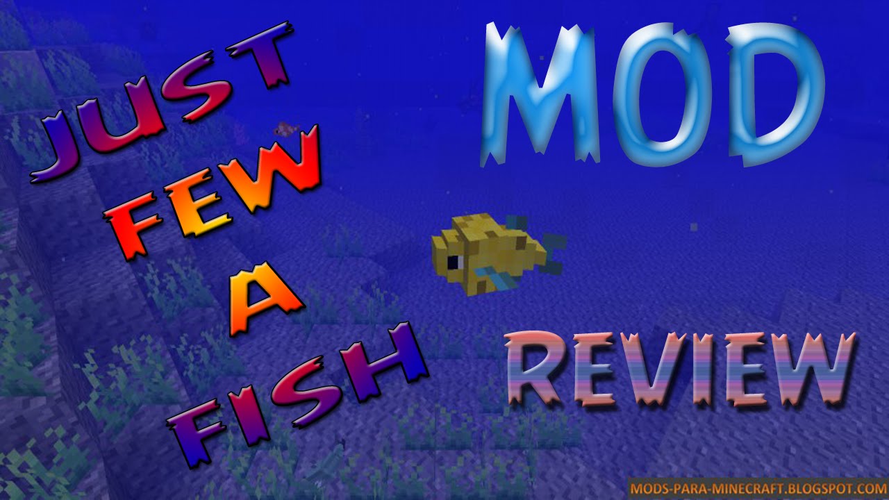 JUST FEW A FISH MOD | review | MOD 1.8.9 - YouTube