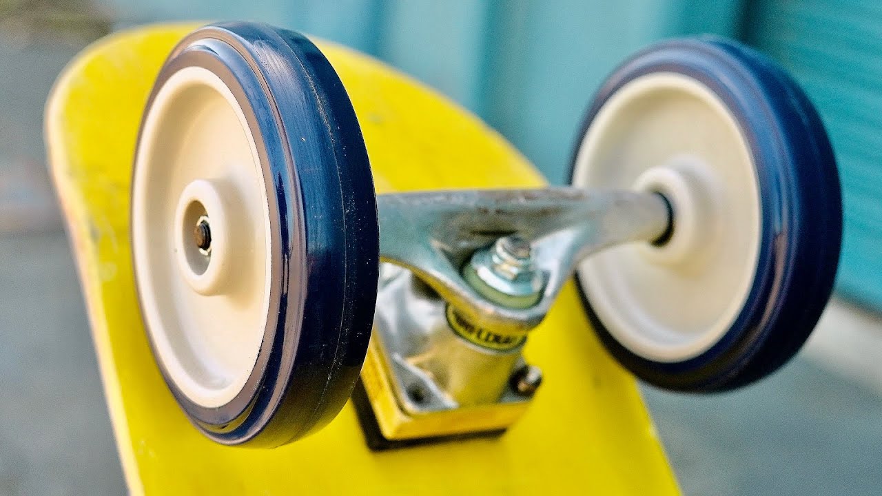 SHOPPING CART WHEELS ON A SKATEBOARD - YouTube