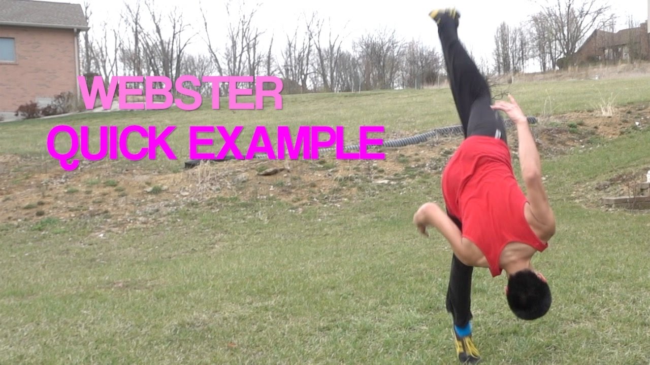 WEBSTER FRONT FLIP (QE) - YouTube