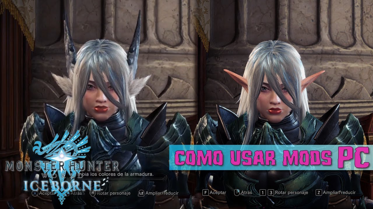 Cómo usar MODS para MHWI en PC - YouTube