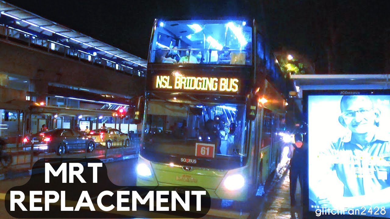 [SMRT] SG6010U on NSL Bridging Bus Service - MAN ND323F A95 Euro 6 ...