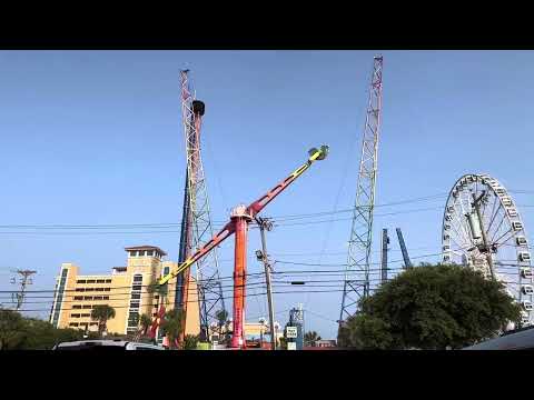 Airstrike off ride Free Fall Thrill Park Myrtle Beach SC (June 29/2023 ...