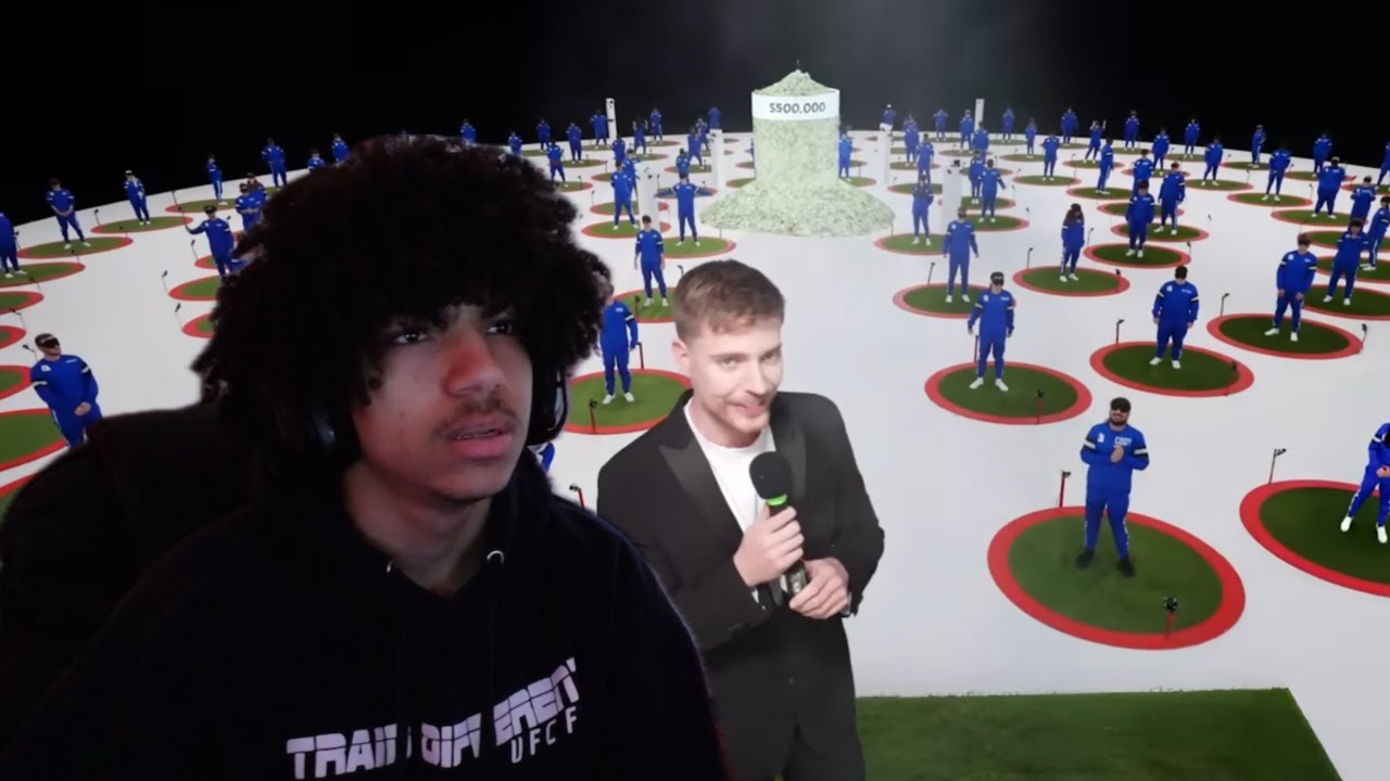 REACTION TO MR BEAST LAST TO LEAVE THEIR CIRCLE WINS 50,000 - YouTube