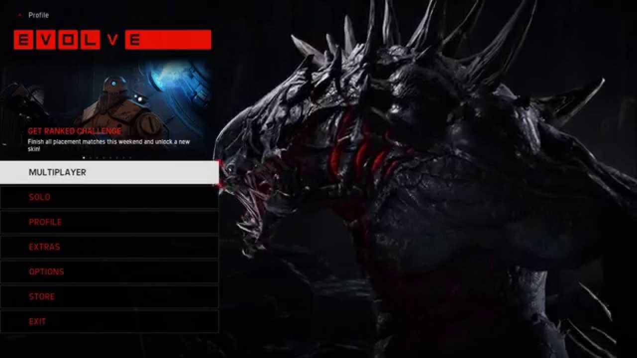 Evolve - Main Menu Overview (PC) - HD - YouTube