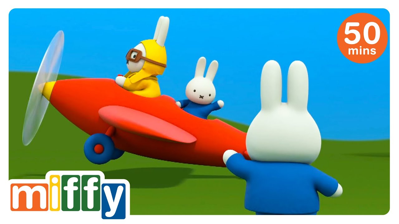 Uncle's fantastic plane! | Miffy | Cartoons for kids - YouTube