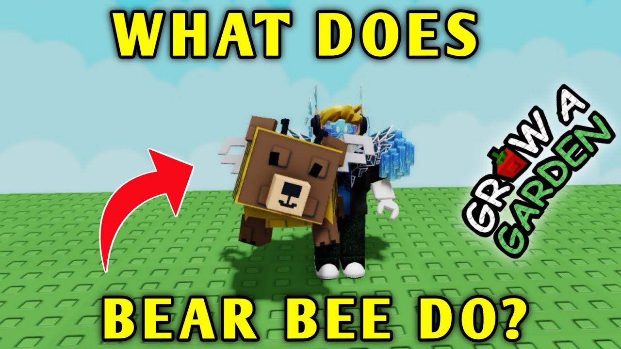 What Does Bear Bee Do In Grow A Garden | Roblox - YouTube