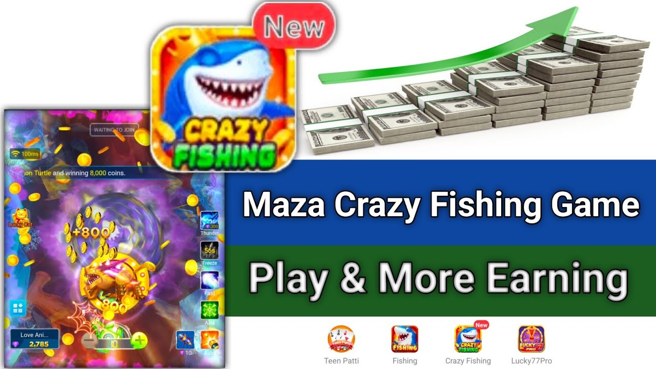 Maza app new crazy fishing game | crazy fishing game | crazy fishing ...