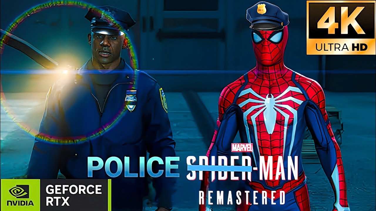 SPIDY WORKING WITH POLICE ( SPIDER-MAN REMASTERED PC GAMEPLAY )PART 4 ...
