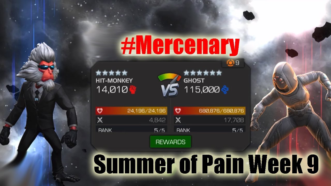 Hit Monkey #Mercenary Speed Solo Ghost | Summer of Pain Week 9 - YouTube