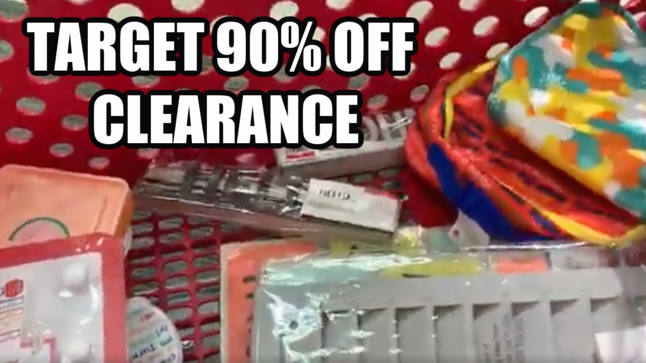TARGET CLEARANCE SHOPPING 90% OFF | SUMMER & SCHOOL SUPPLIES - YouTube