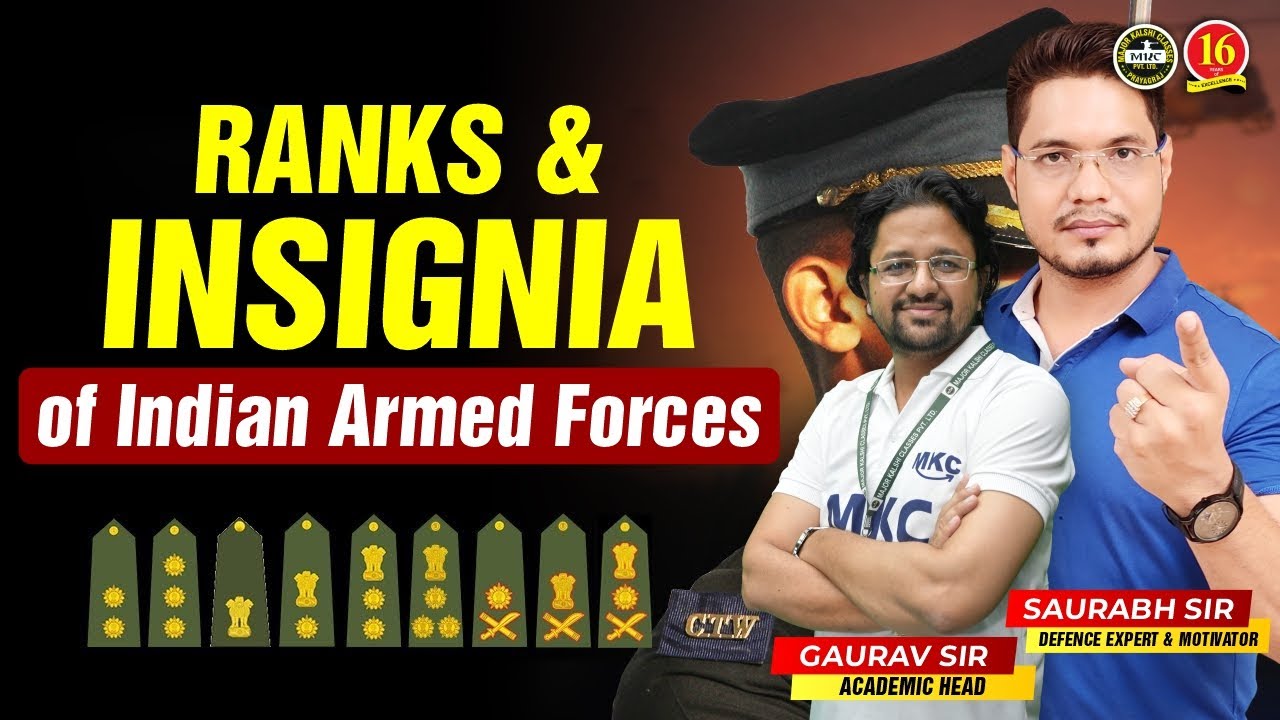 Ranks and Insignia of Indian Armed Forces | Indian Army Rank Structure ...