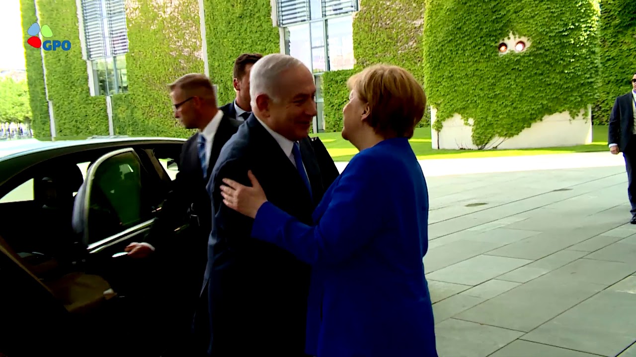 PM Netanyahu meets German Chancellor Angela Merkel - YouTube