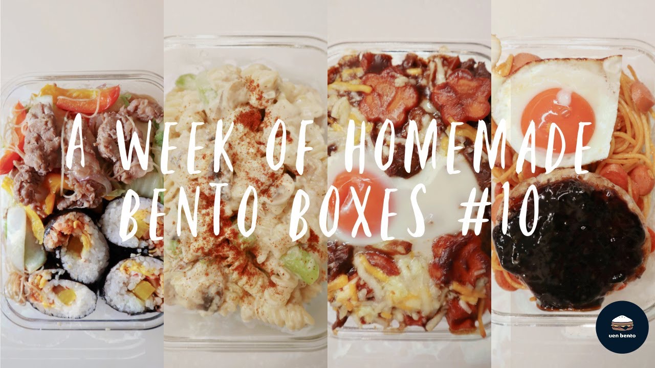A WEEK OF HOMEMADE BENTO BOXES #10 | KOREAN KIMBAP/ JAPANESE BEEF STEW ...