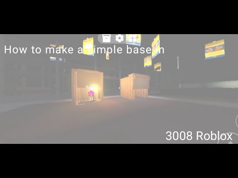 How to make a simple base in 3008 - YouTube