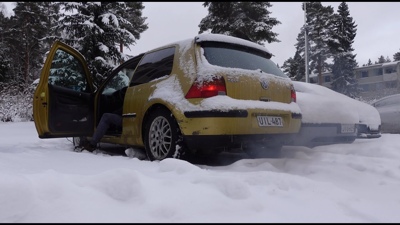 Day 2 of Cold Starting my 1.9 TDI at -3 - YouTube