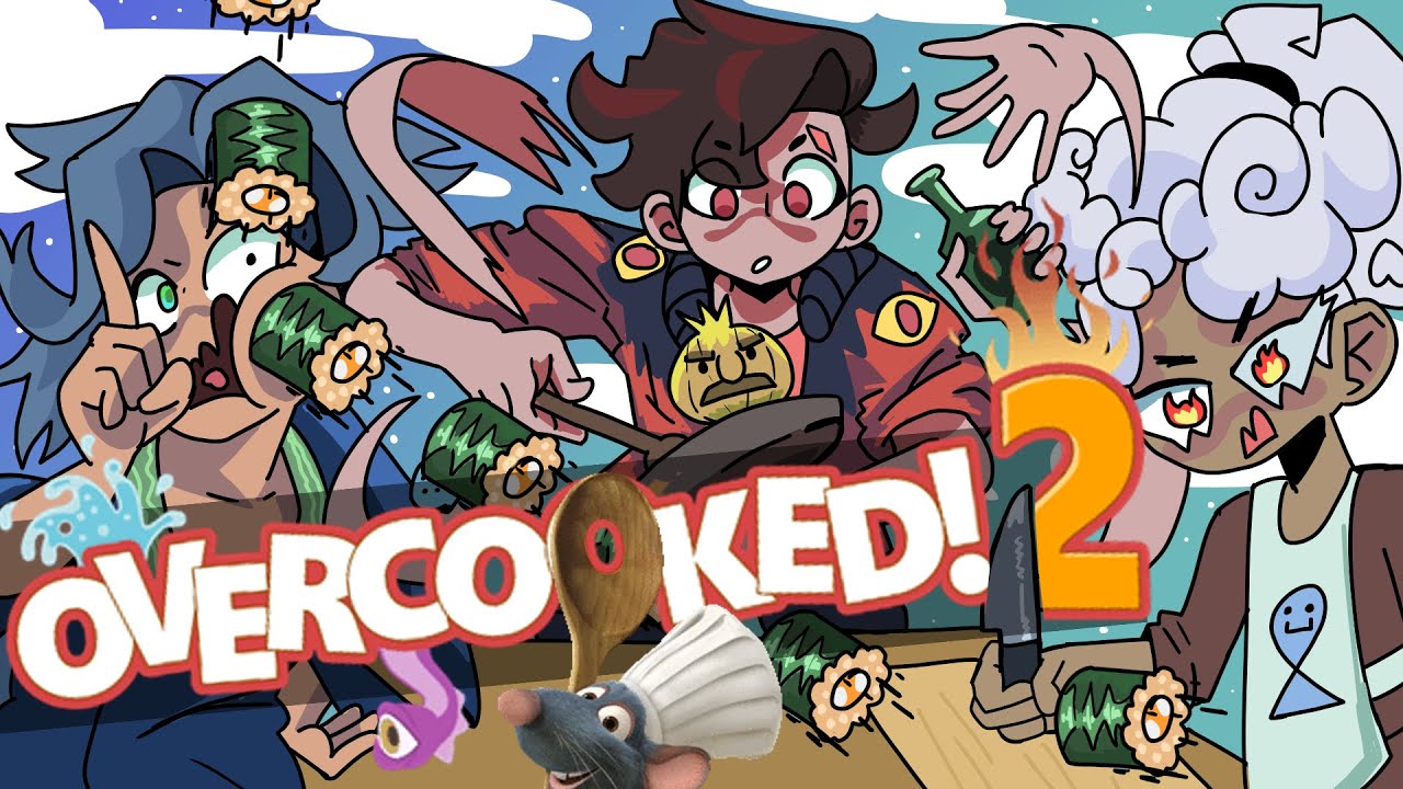 Master Chefs in One Kitchen | Overcooked 2 - YouTube