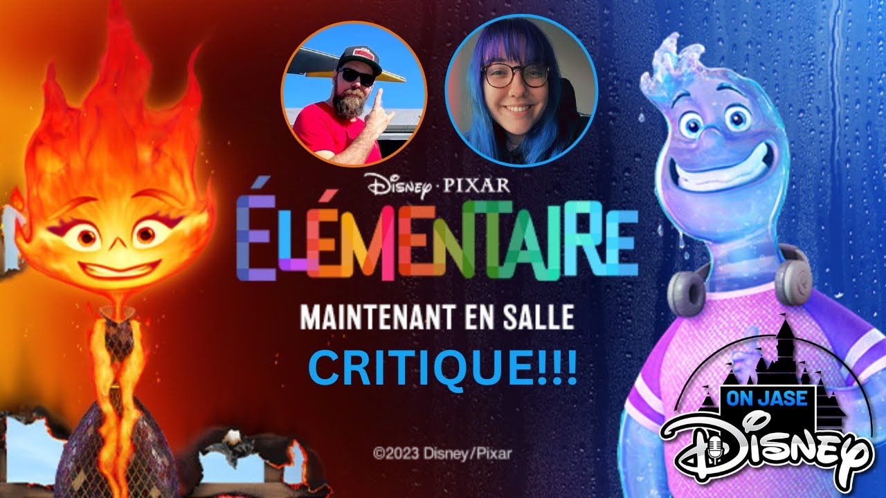 Critique de ÉLÉMENTAIRE le nouveau film de PIXAR ! - YouTube