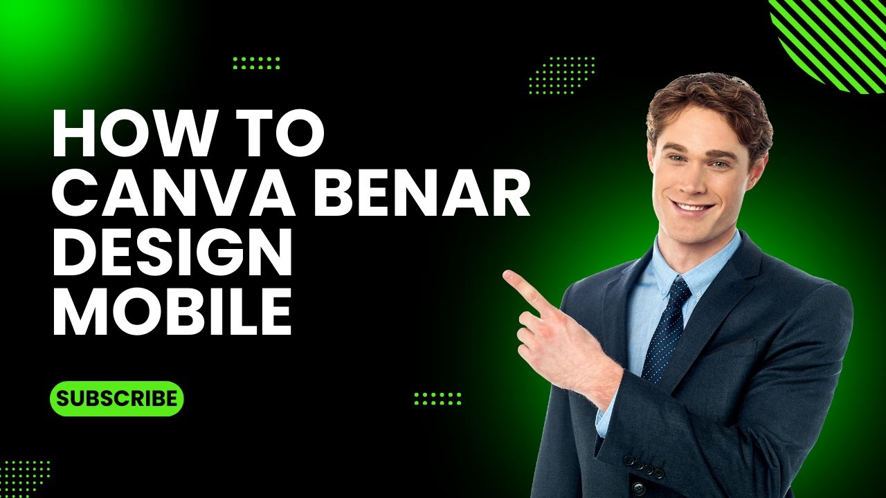 Canva benar design mobile - YouTube
