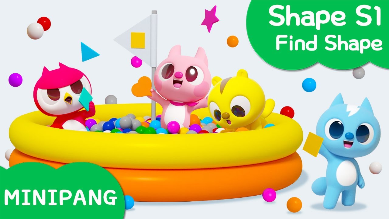 Learn shapes with MINIPANG | shape S1 | 🫧Find Shape | MINIPANG TV 3D ...