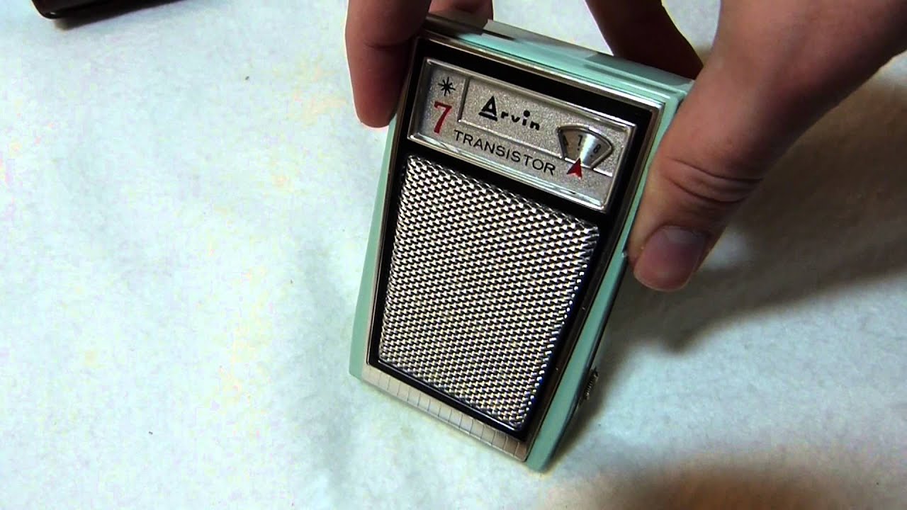 1961 Arvin 61R35 transistor radio (Made in the good old USA) - YouTube