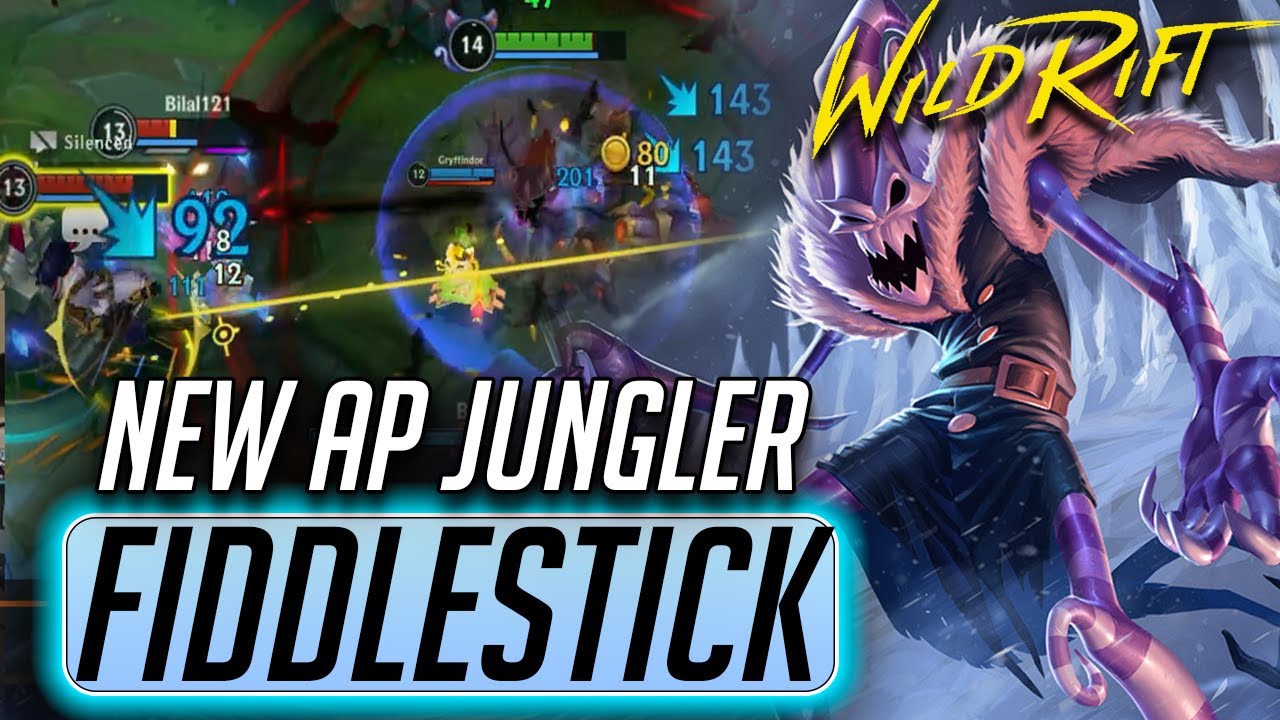 WILD RIFT FIDDLESTICKS NEW AP JUNGLER FULL GAMEPLAY (ITEM BUILD ...