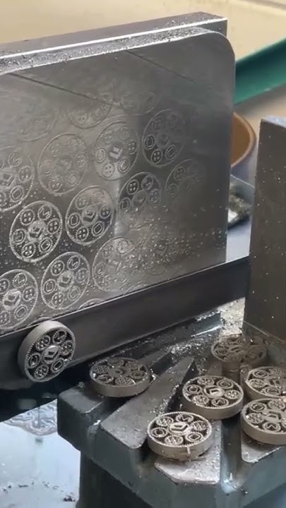 Metal Gears - 3D printing, unpacking, post-processing - YouTube