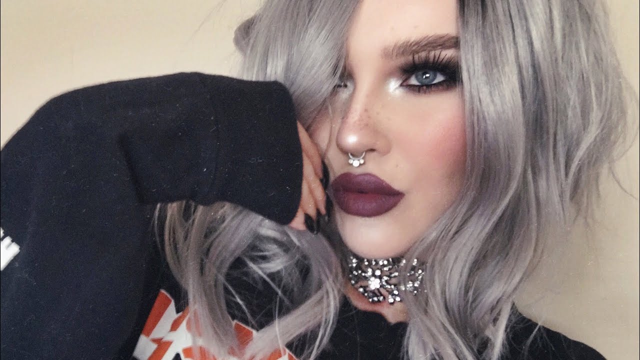 cool toned smokey fall makeup tutorial - YouTube