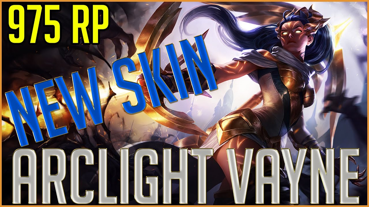**NEW SKIN** "Arclight Vayne" - League Of Legends - YouTube