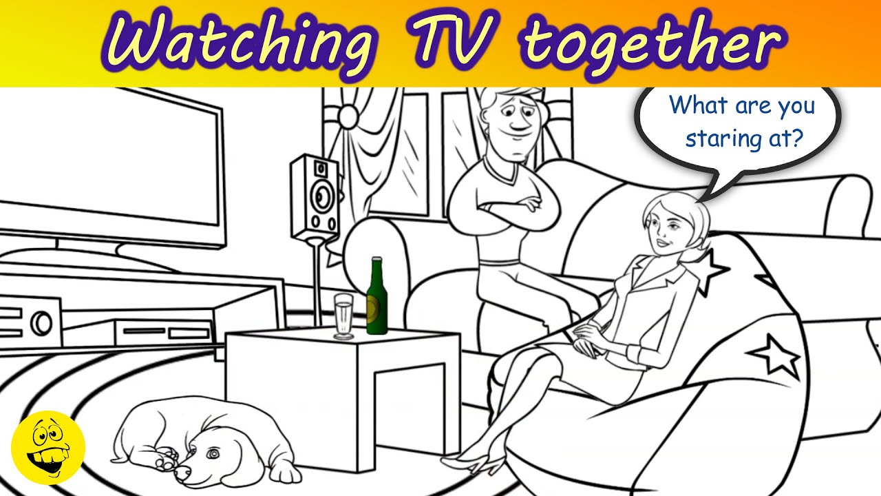 A husband and wife are watching TV together... The best Jokes ever ...