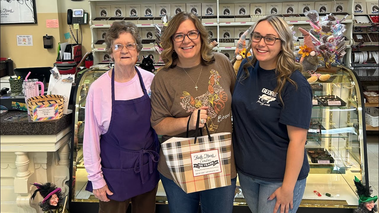 Tour of the Ruth Hunt Candy Co. in Mount Sterling, KY - so fun! - YouTube