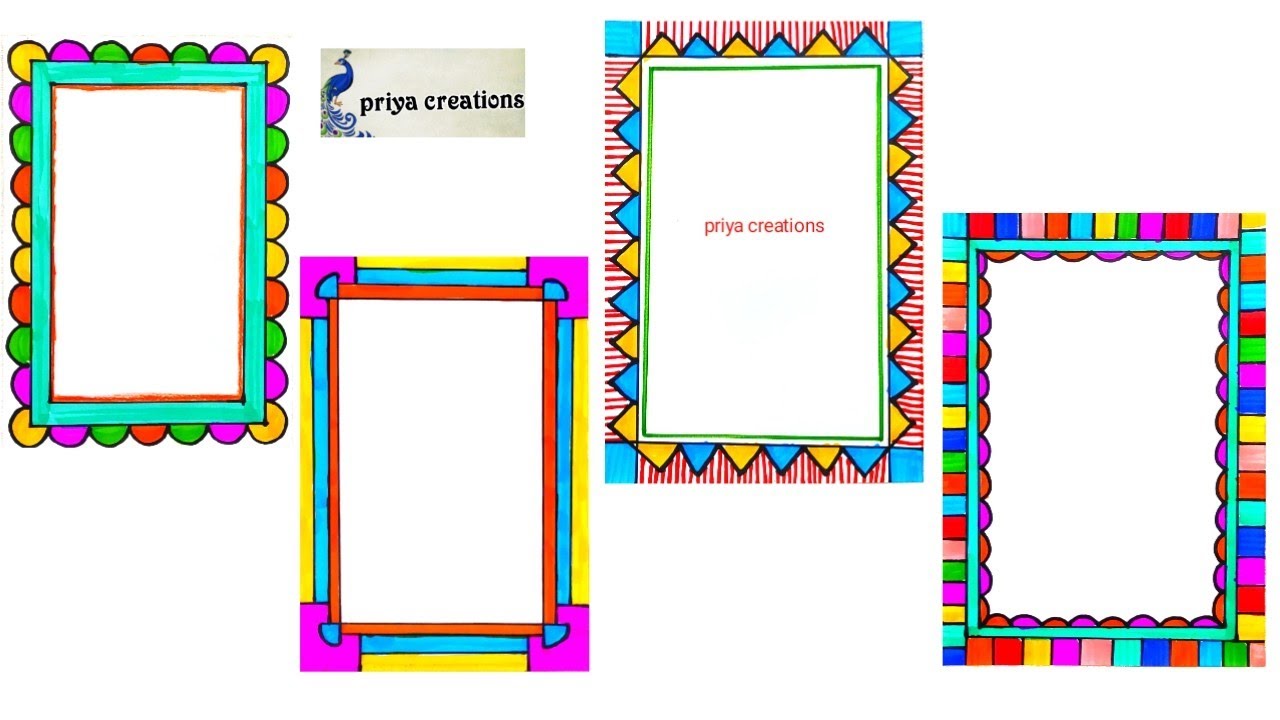 4 Border Design For School Project Project File Decoration simple 4-border-design-for-school-project-project-file-decoration-simple