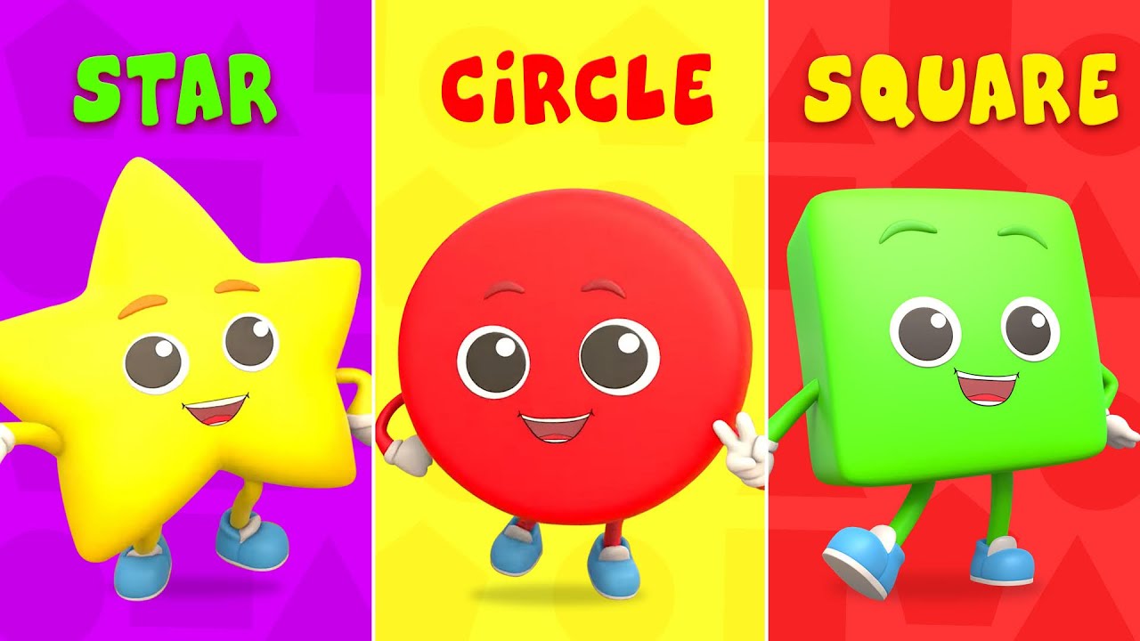 Shapes Song + More Learning Videos And Kids Songs by Kids TV USA - YouTube