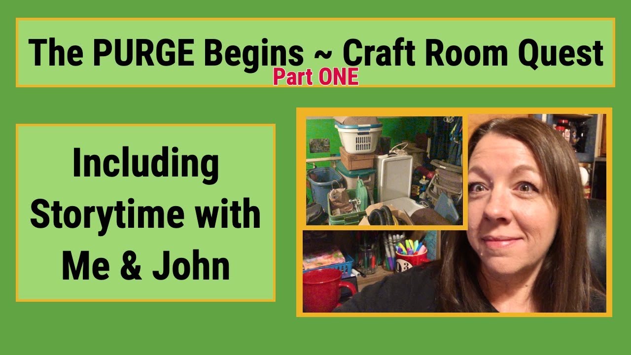 Beginning the Purge ~ the Craft Room Quest - YouTube