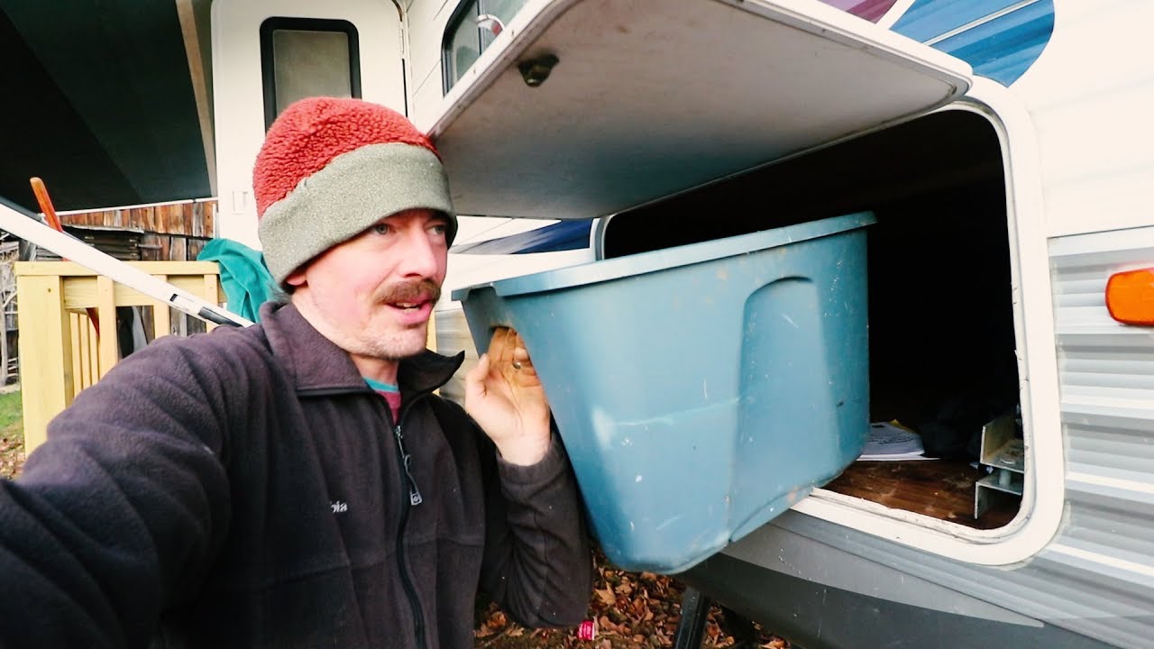 CAMPER ROOT CELLAR? - The Harvest We Forgot - YouTube