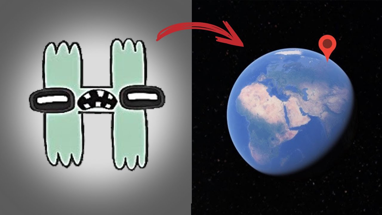 Just Found Alphabet Lore H Letter ( A-H...) on Google Earth! - YouTube