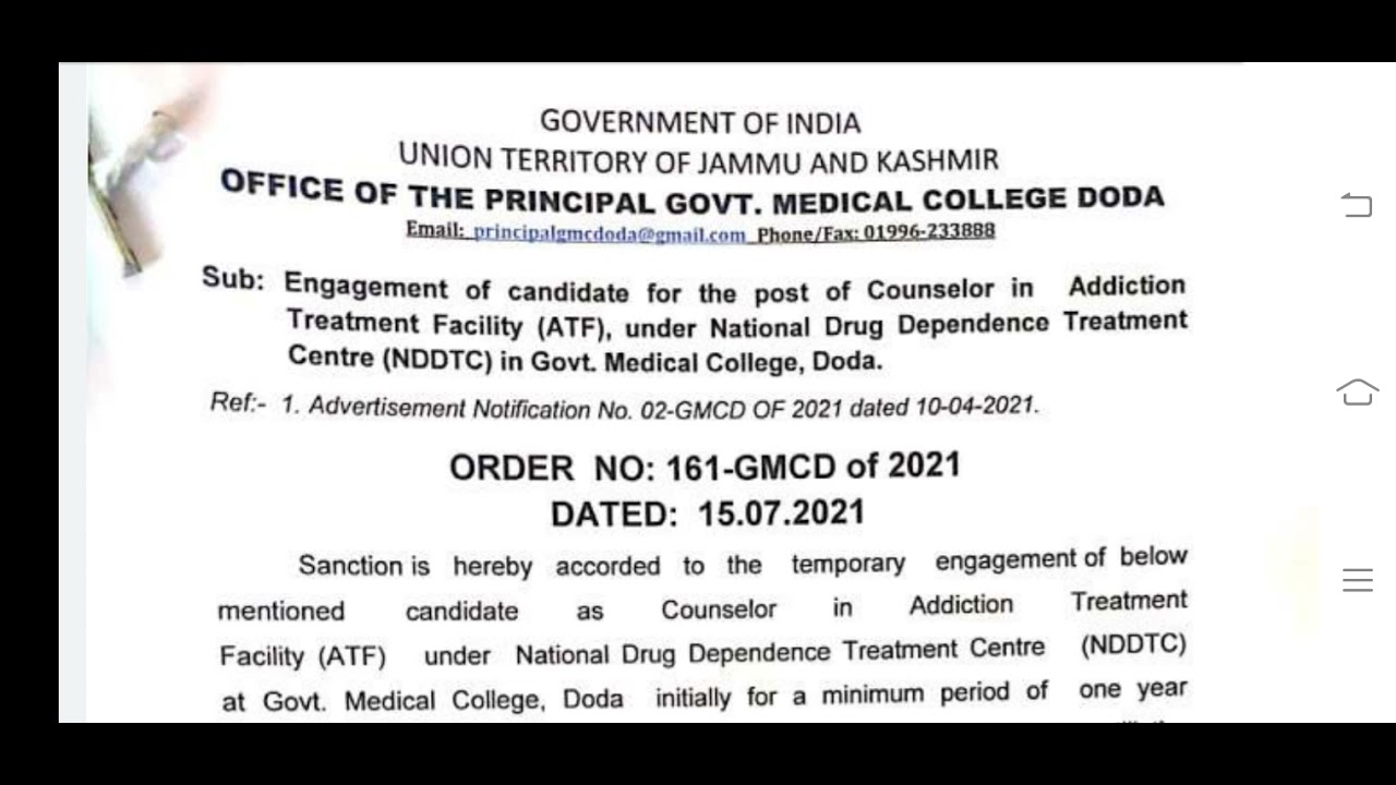 GMC DODA || SELECTION LISTS || NURSE, COUNSELOR & DATA MANAGER - YouTube