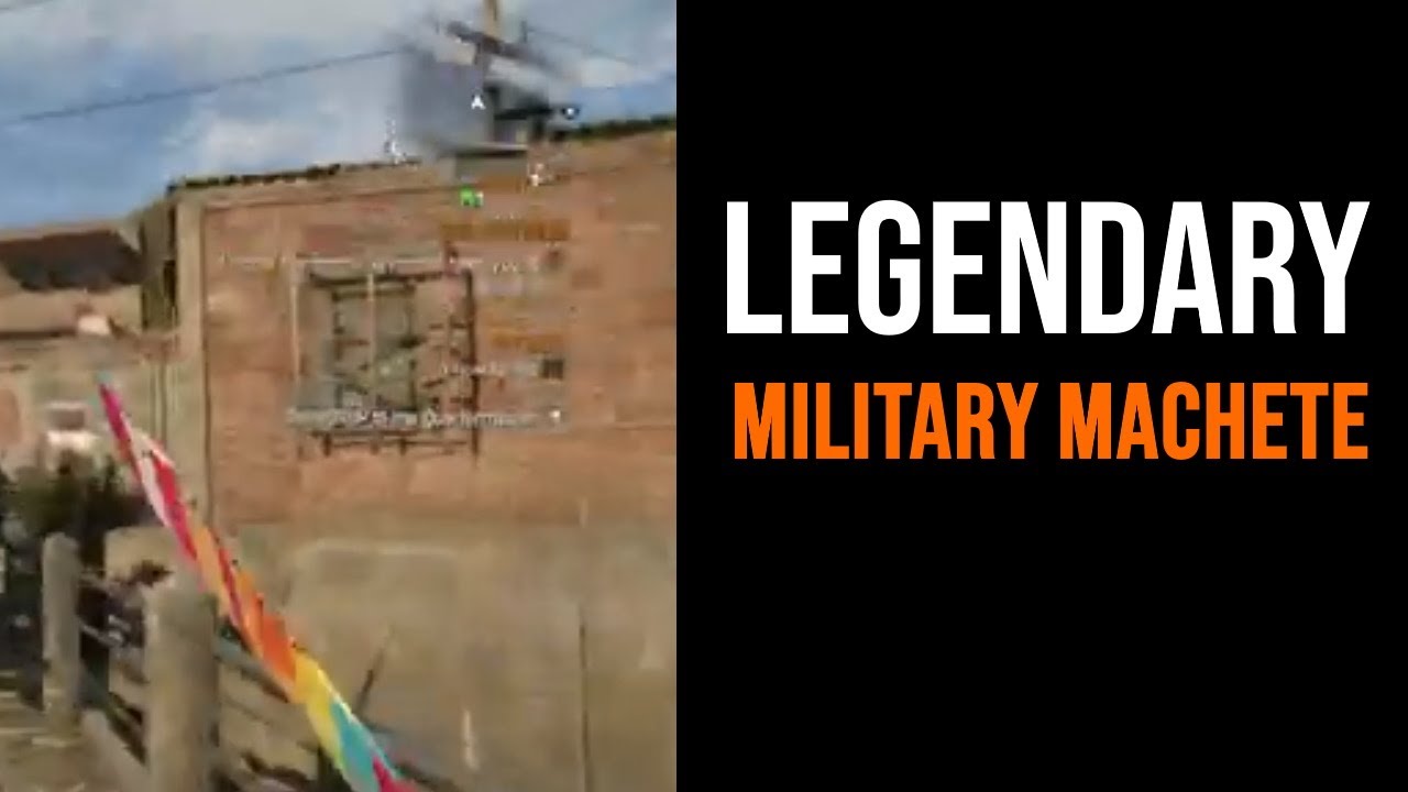 Dying Light Legendary Military Machete Weapon - YouTube
