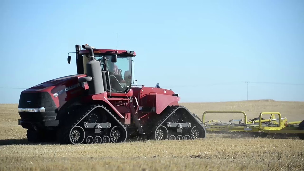Harrowing - Jason LeBlanc Farm - YouTube