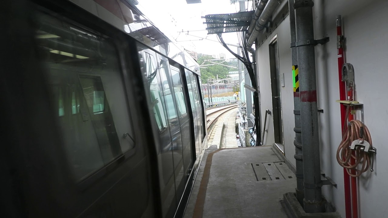 (通車首試)港鐵屯馬線一期C-Train D411/D412離開顯徑站 - YouTube