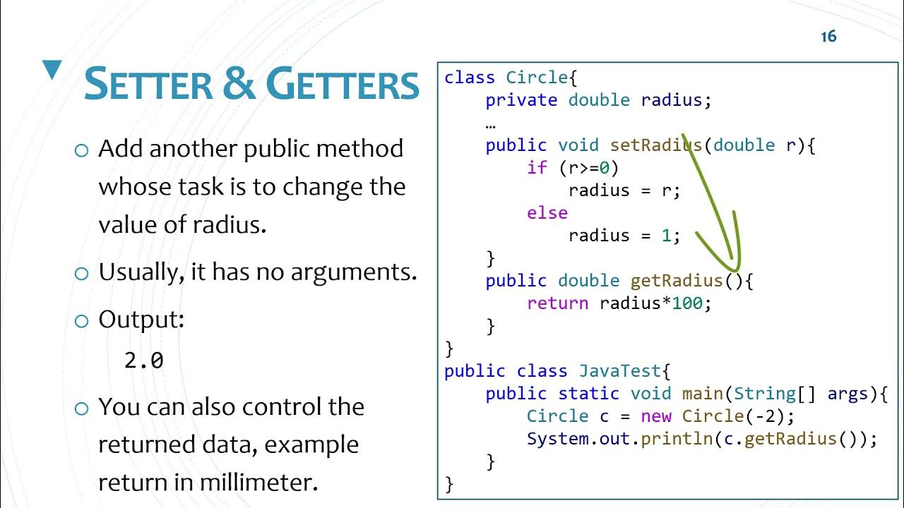 Encapsulation - Private & Public - Setter & Getter - YouTube