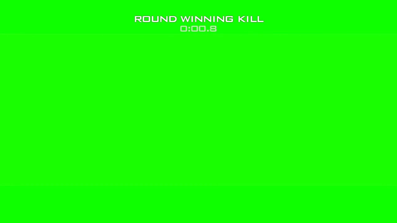 round winning kill cod green screen!!! - YouTube