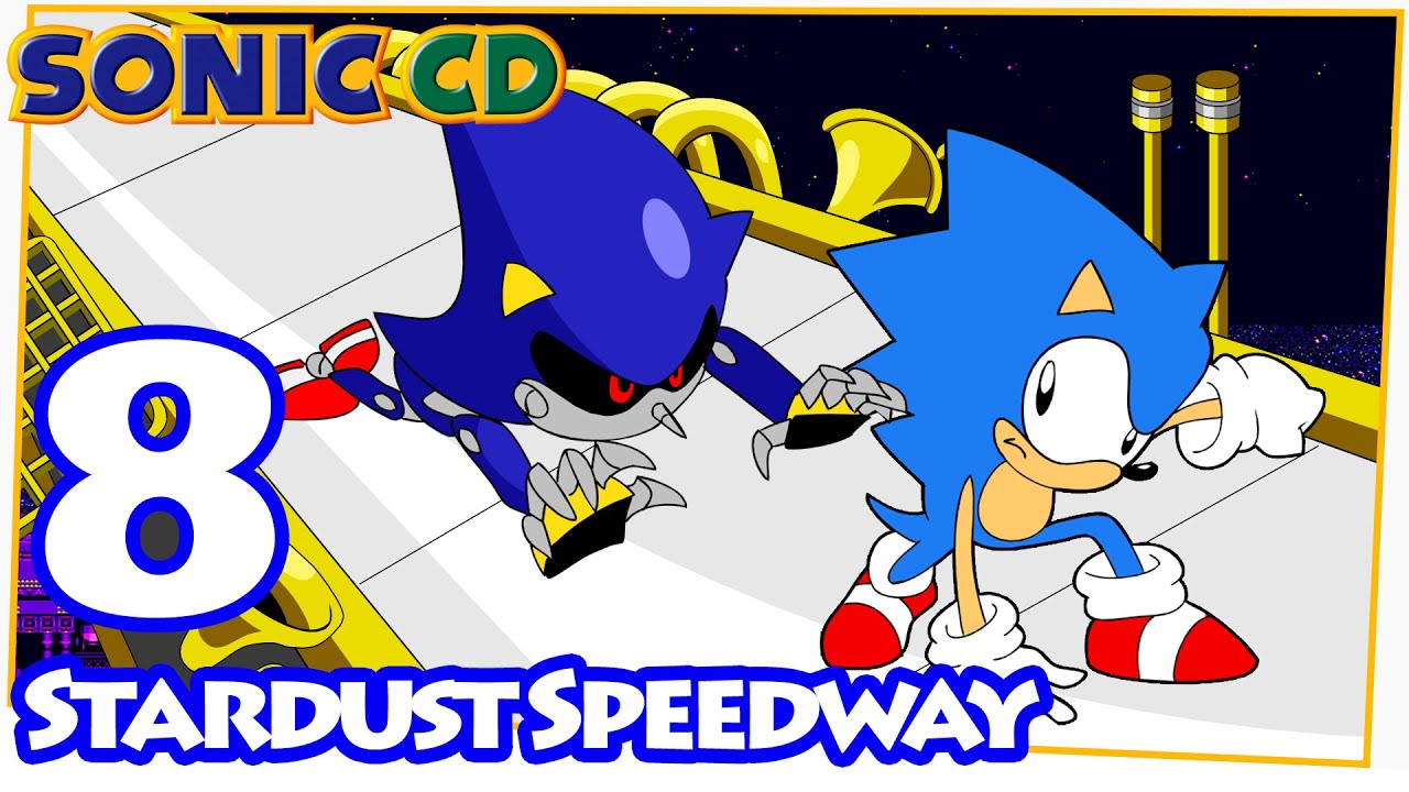 SONIC CD 8 STARDUST SPEEDWAY - YouTube