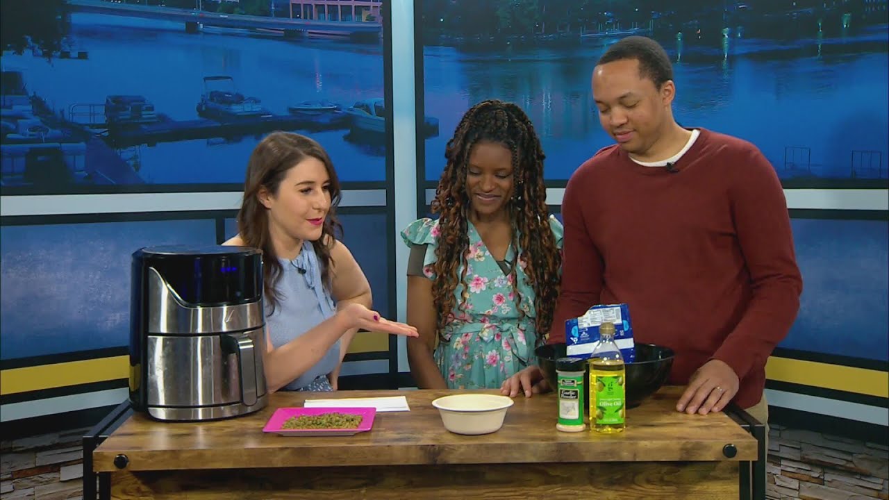 ‘Two Peas in a Pod’ Garlic peas Air Fryer recipe - YouTube