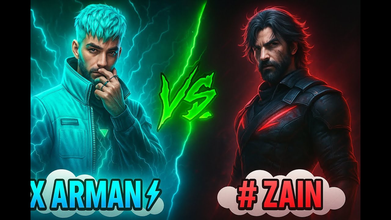 💥 Free Fire 1v1: X ARMAN ⚡ vs #ZAIN | Kaun Banega Legend? - YouTube